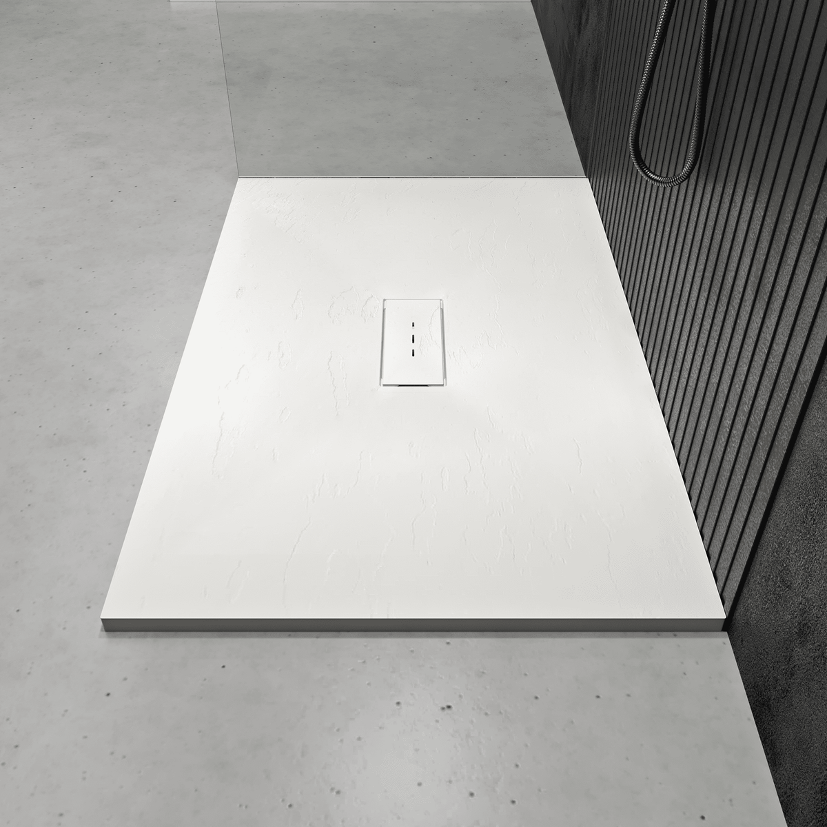 Romeo 60-Inch Shower Pan (60x36) - Luxury | Hansel Stone